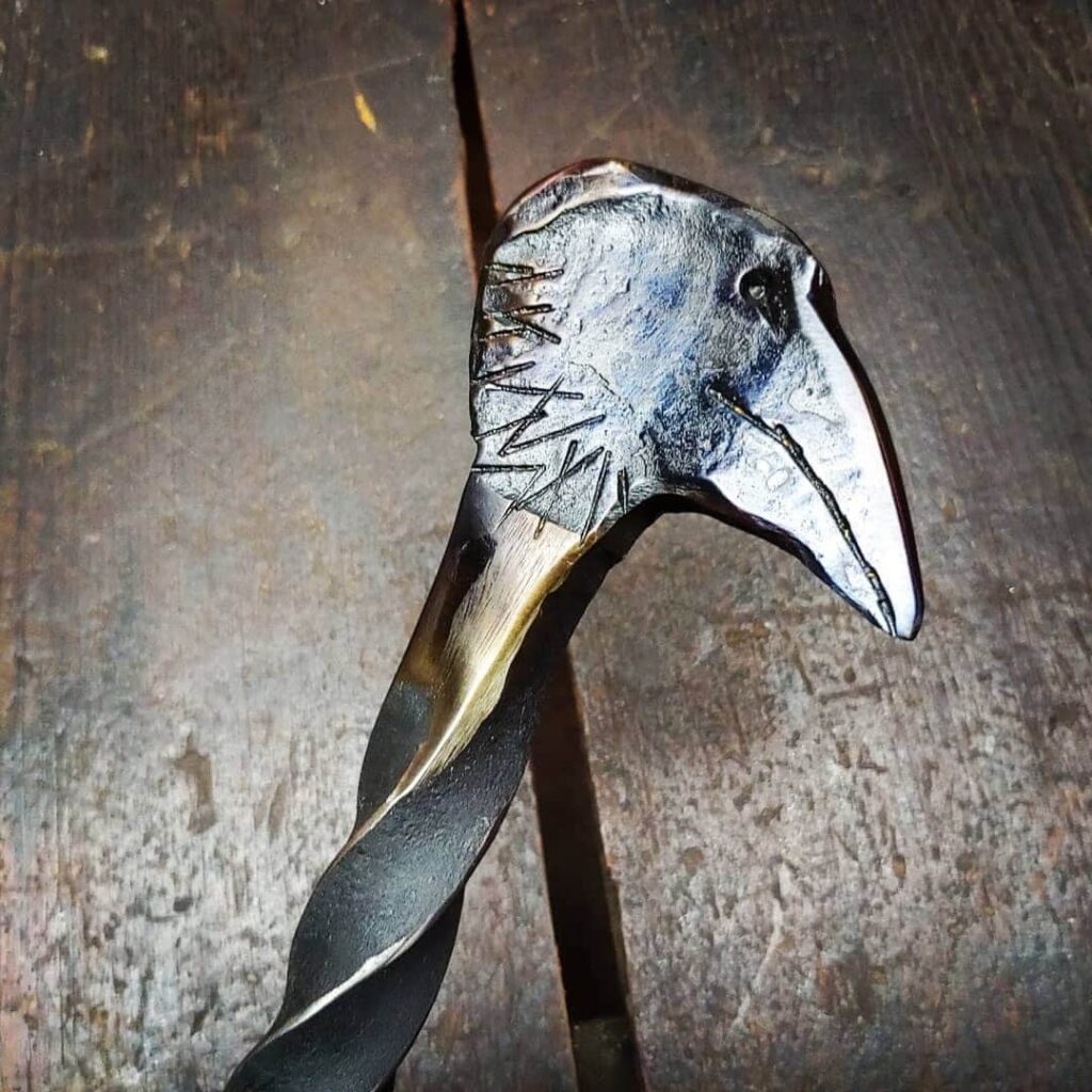 Raven War Cane | Drunken Smithy