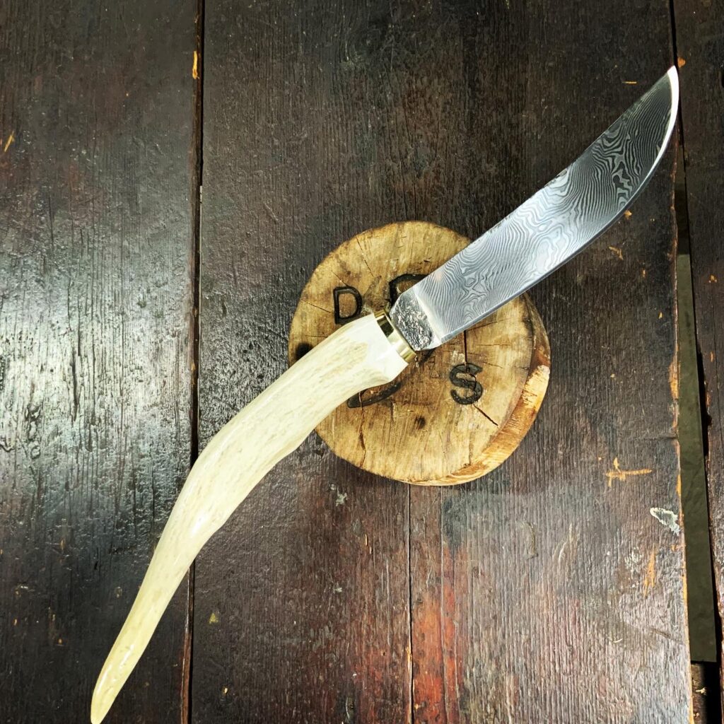Declan Harp Stag Handle Knife | Drunken Smithy
